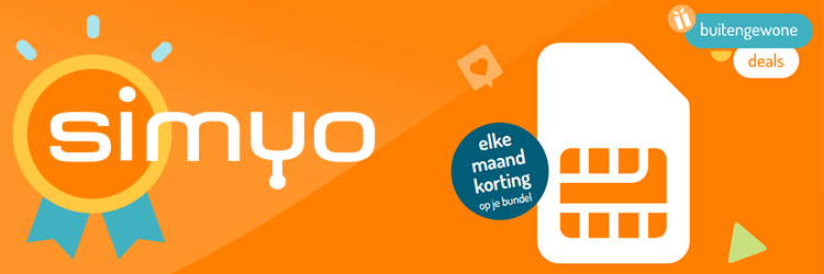 Welk netwerk gebruikt sim only provider Simyo? - Mobiel kopen